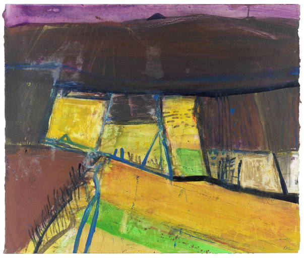 Barbara Rae C.b.e., R.a., R.s.a. (british, Born 1943) Carrowkilleen