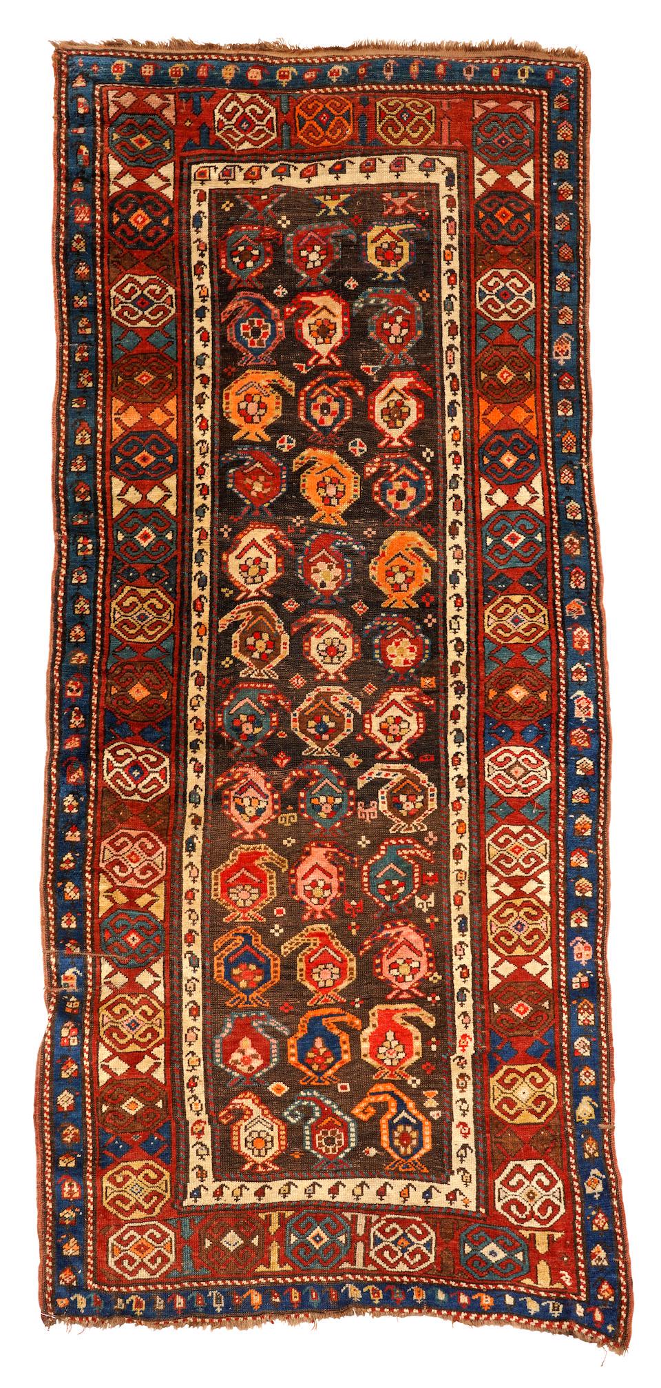 Caucasian Boteh Pattern Rug Caucaus 3 Ft. 8 In. X 8 Ft. 6 In. Auction