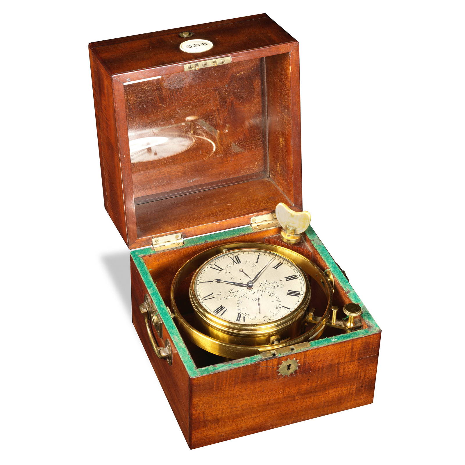 A Fine And Rare Early 19th Century Mahogany Eight Day Duration Marine ...