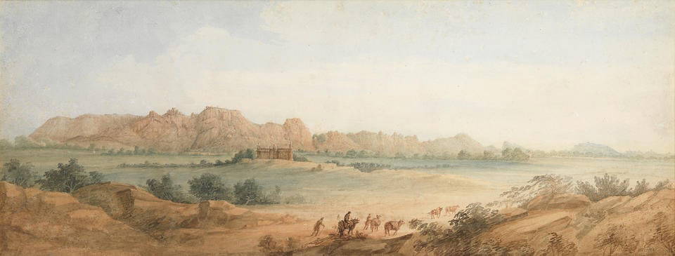 British School, Early 19th Century A View Across Adoni, India