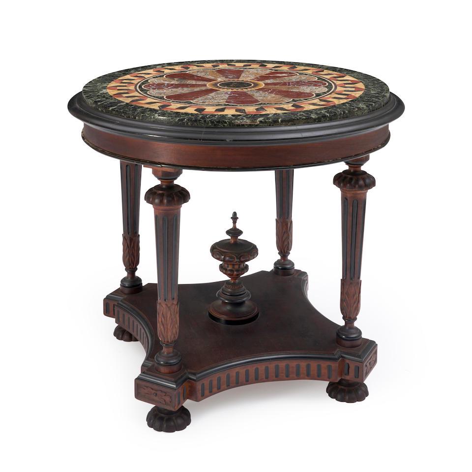 Victorian Specimen Marble Top Table, 19th Century, Auction