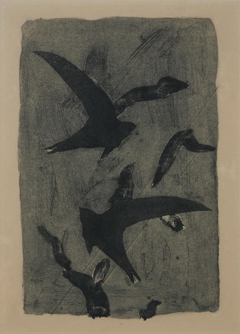 Georges Braque (french, 1882 1963); Birds In Flight;