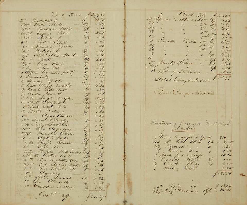 Business In The Early United States. A Group Of 9 Ledgers And Other ...