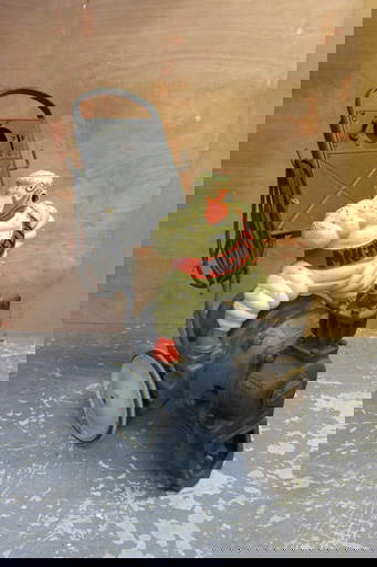 A Michelin Forecourt Trolley Compressor,