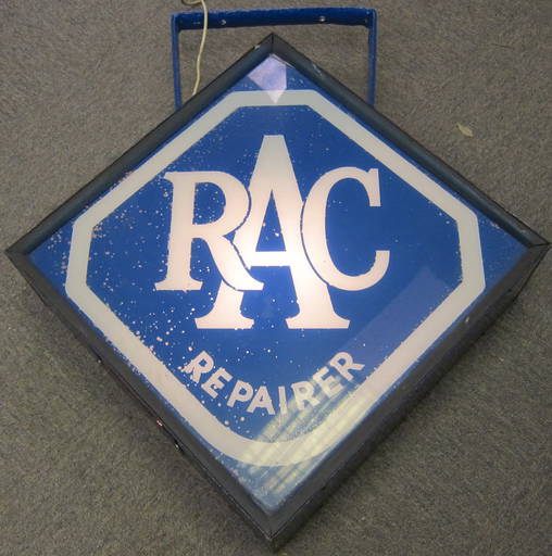 An Rac Repairer Double Sided Illuminating Hanging Sign,