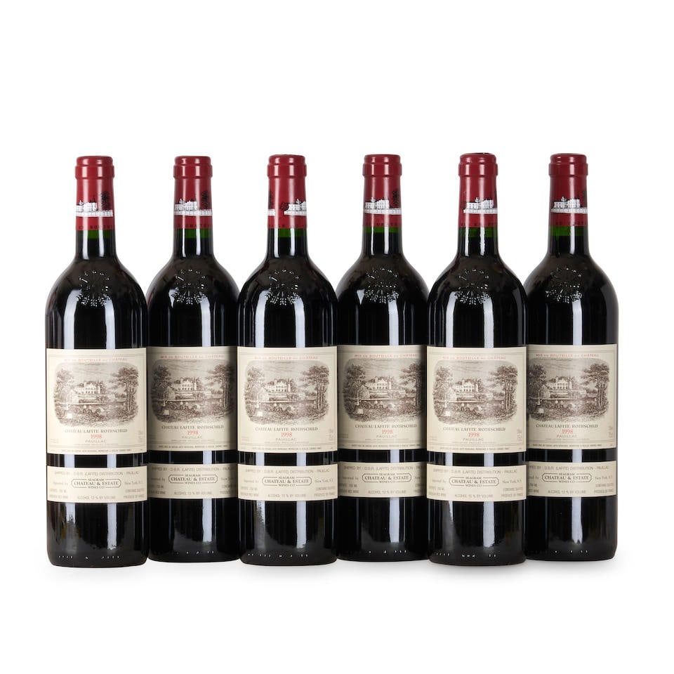 Chateau Lafite Rothschild 1998 (6 Bottles) Auction