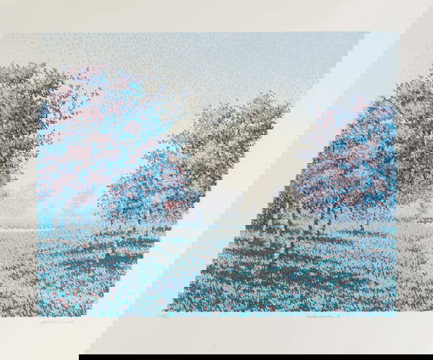 Mick Durrant (born 1950) Watermeadow Ii Sérigraphie En Couleurs. Signée ...