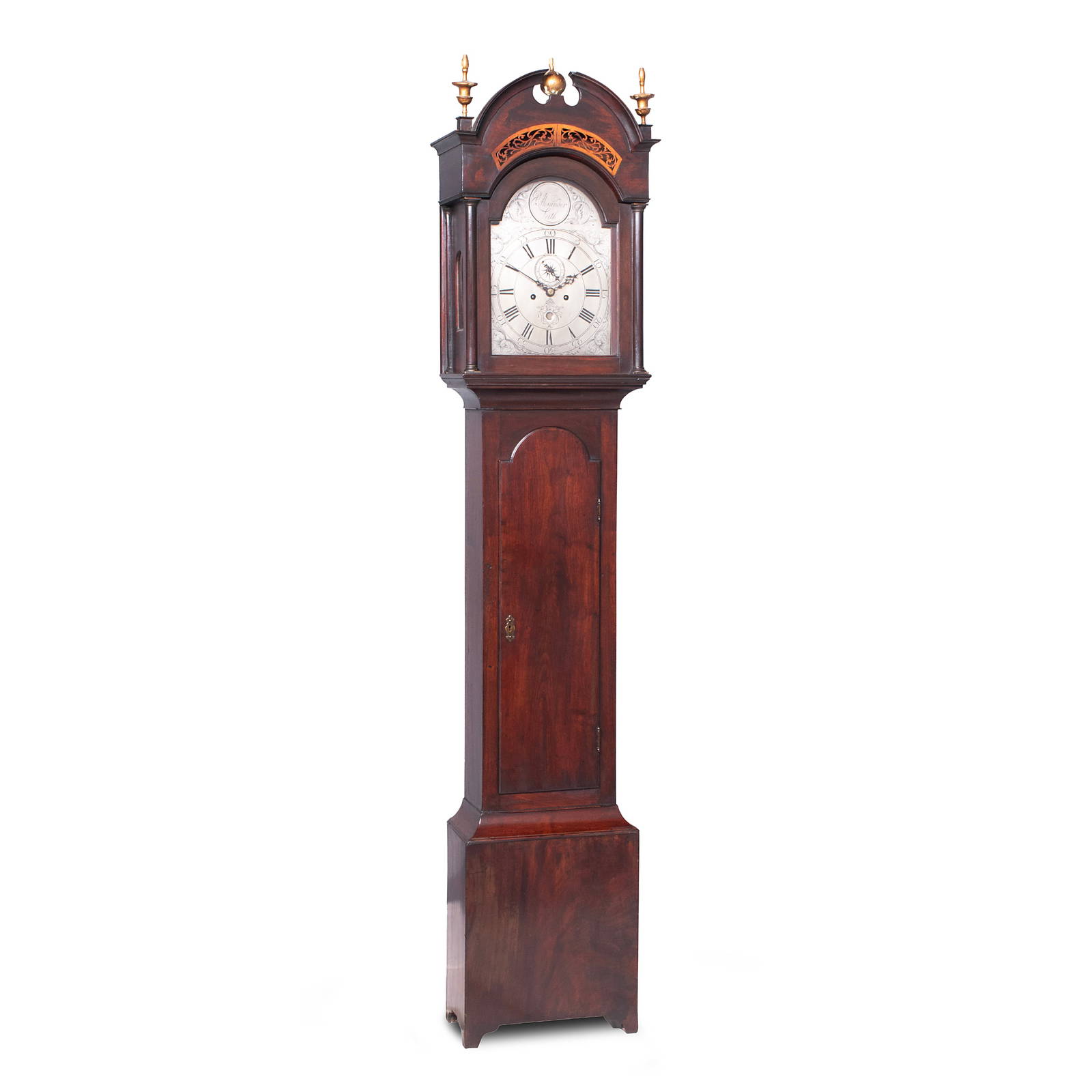 An 18th Century Mahogany Cased Longcase Clock The Dial Engraved ...