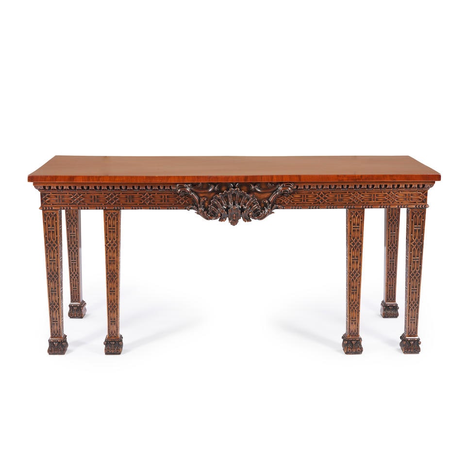 George Iii Mahogany Hall Table, England, Circa 1755, Auction