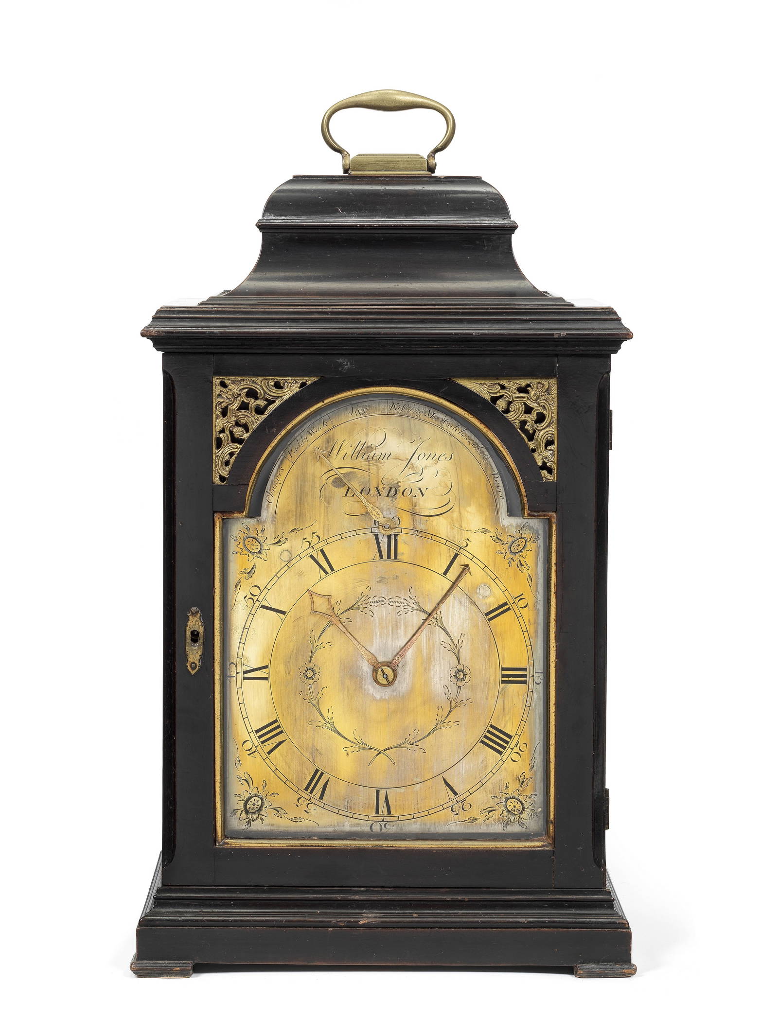 A Late 18th Century Ebonised Musical Table Clock With Six Tune ...