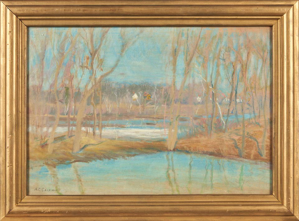 Arthur Clifton Goodwin (american, 1866-1929) Pond Auction