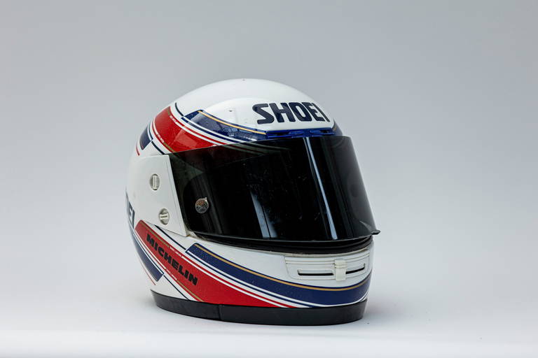 Eddie Lawson: A Full Face Helmet By Shoei ((2))