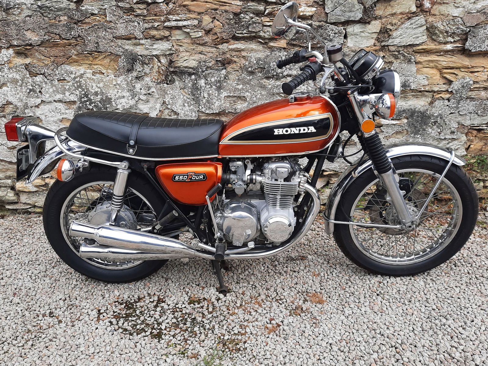 1975 Honda Cb550k Frame No. Cb550 1219541 Engine No. Cb550e 1056933 Auction