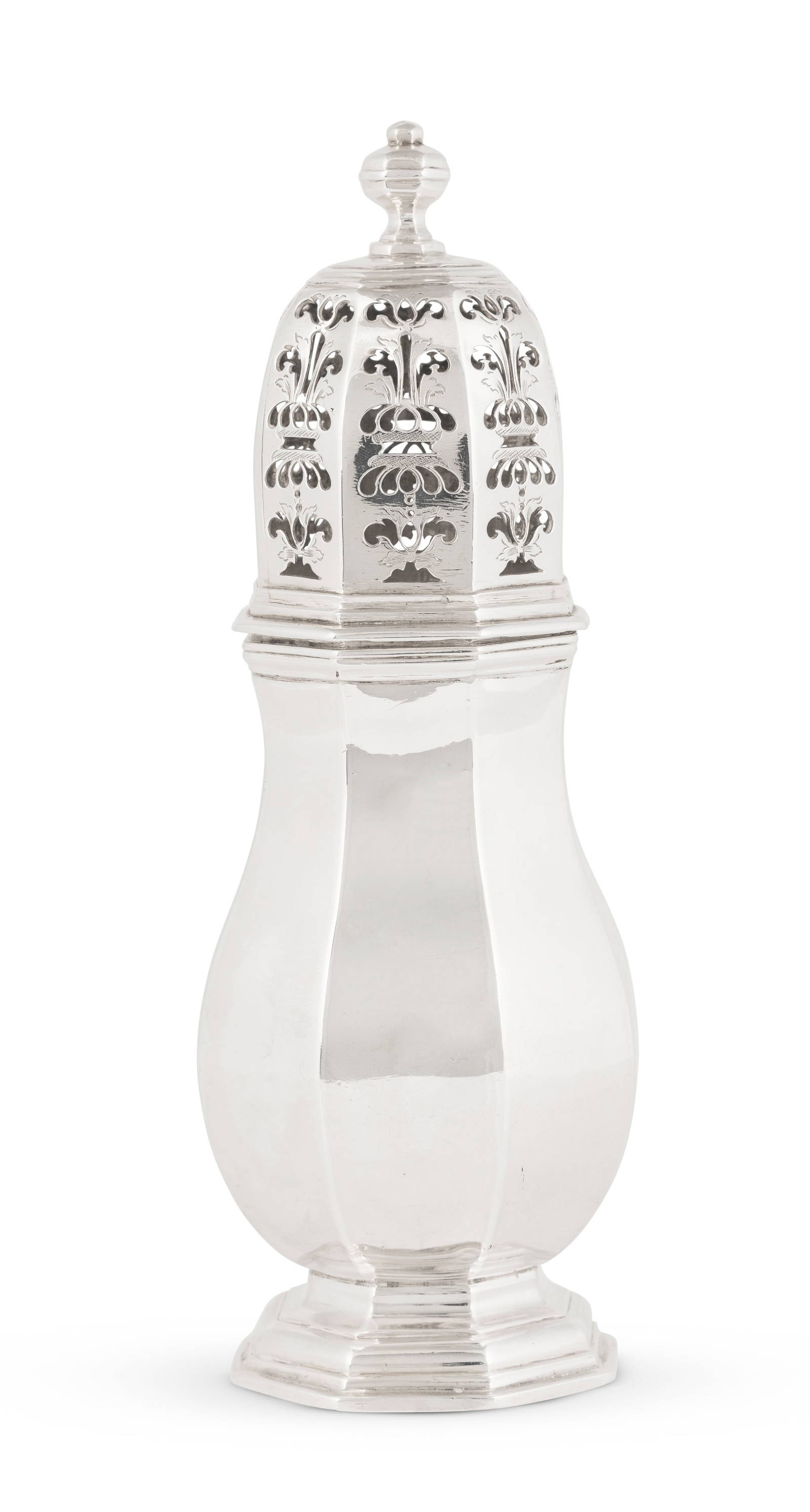 A Queen Anne Silver Caster London 1712, Possibly Matthew Lofthouse Auction