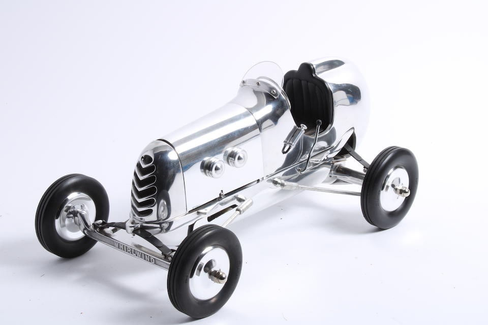 A Replica Bremer Whirlwind Gas Powered Tether Racing Car Signed By The ...