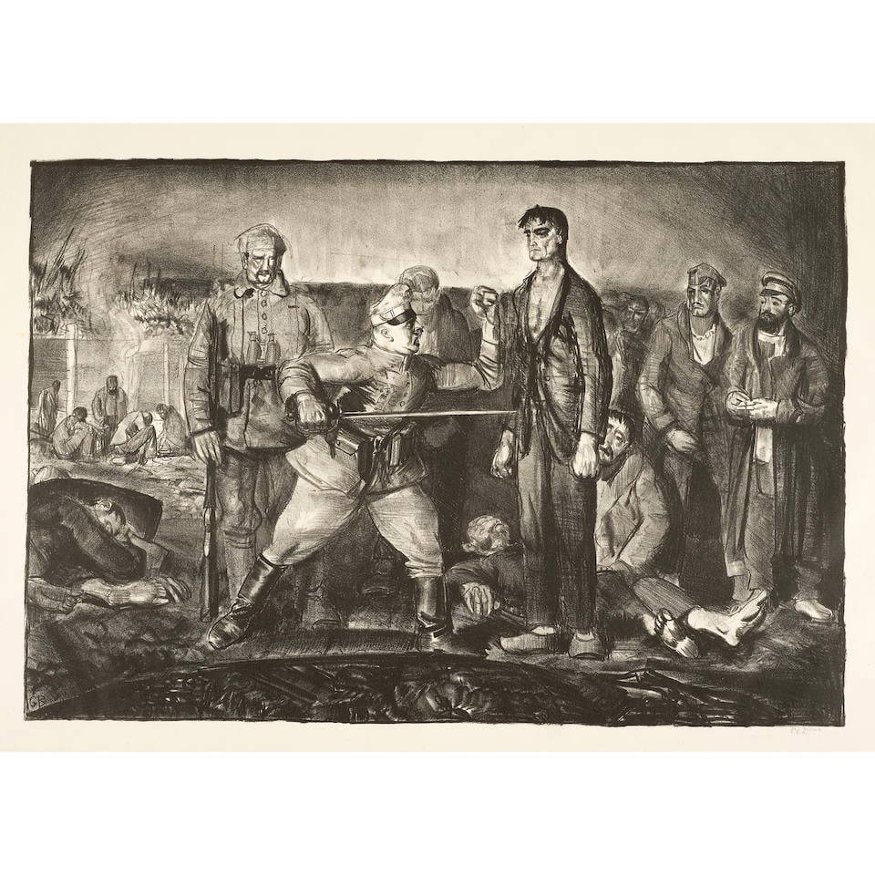 George Bellows (1882-1925); The Case Of Sergeant Delaney No. 2, From ...