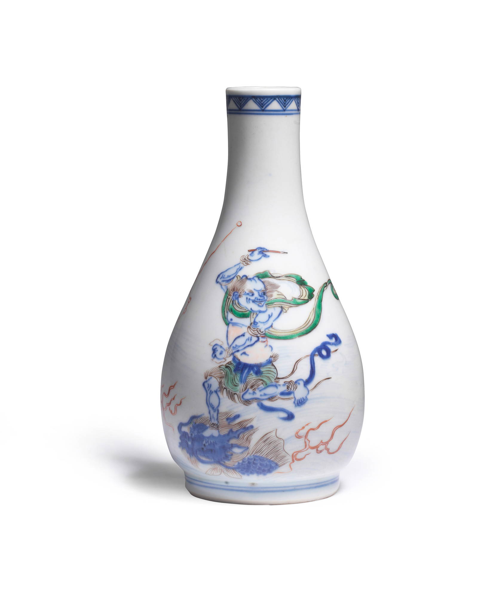 A Very Rare Doucai Pear-shaped 'kui Xing' Vase Shi Jin Tang Zhi Four ...