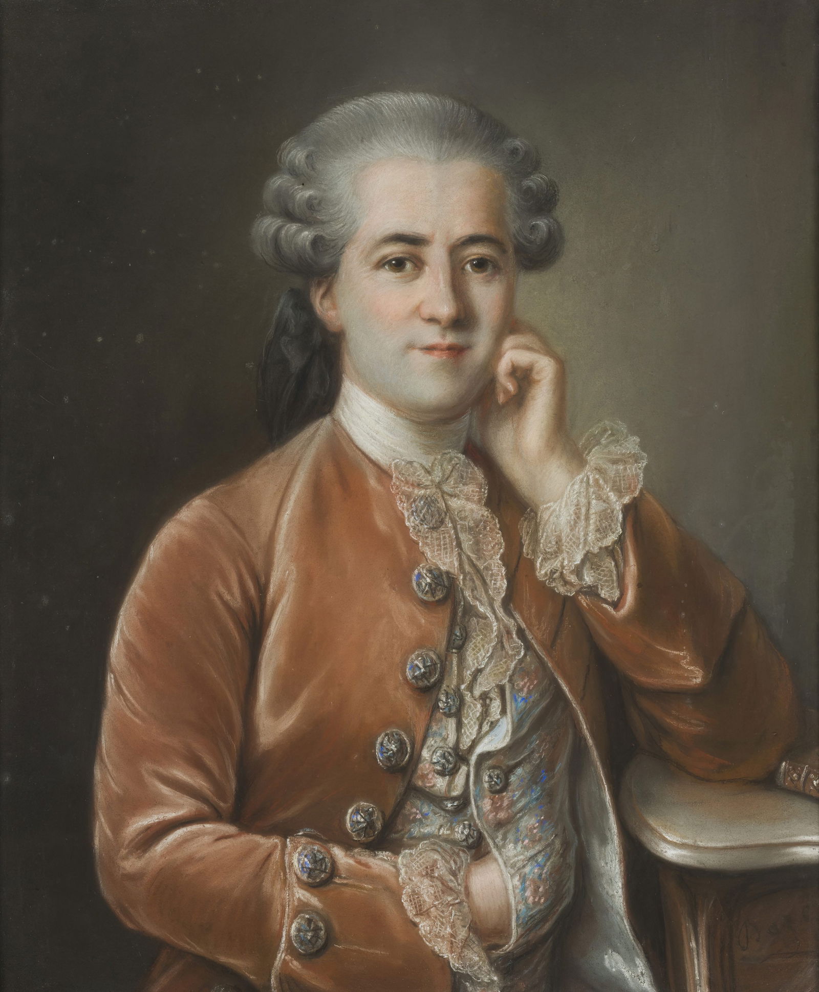 Attribue A Joseph Boze (1745-1825) Portrait De Jean Du Barry, Vers 1770 ...