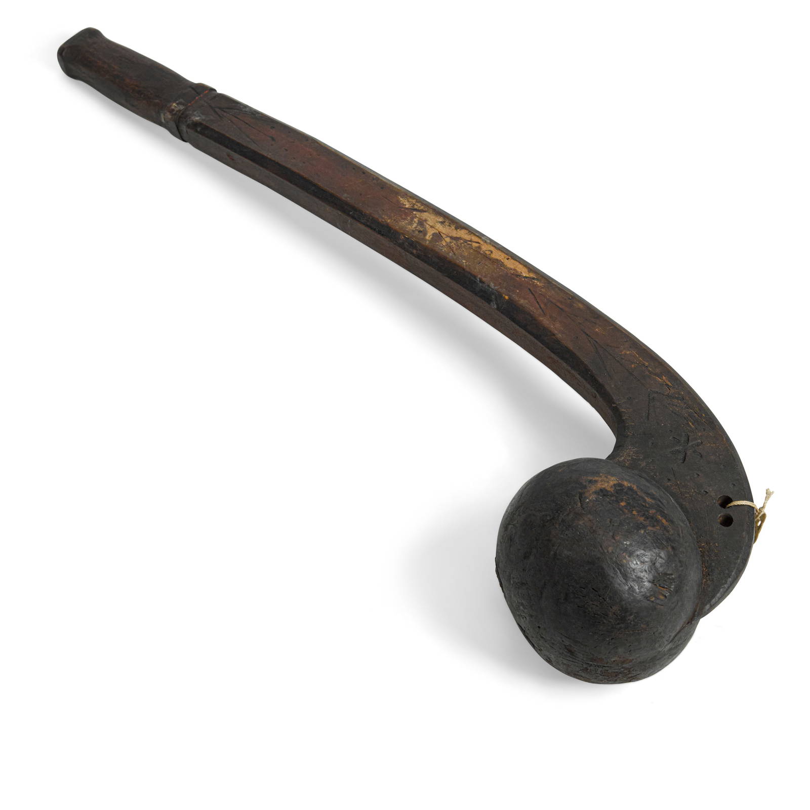 A Great Lakes Ball Head Club Likely Ojibwe (chippewa), Auction
