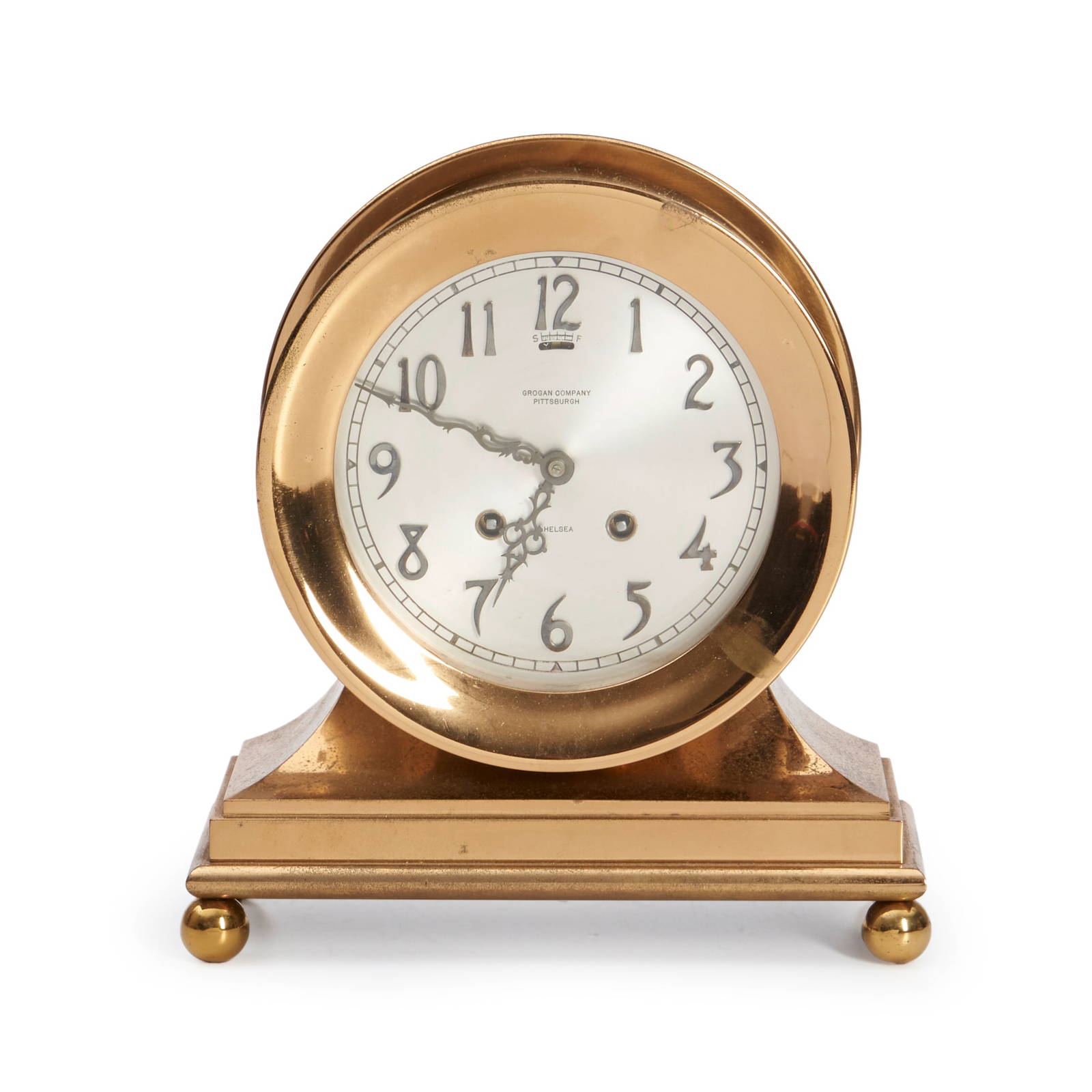 Chelsea Ship's Bell Clock, Grogan Company, Pittsburg, Pennsylvania ...