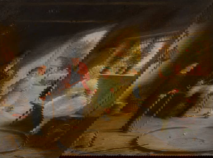 Frederick Daniel Hardy (british, 1826 1911) Playtime