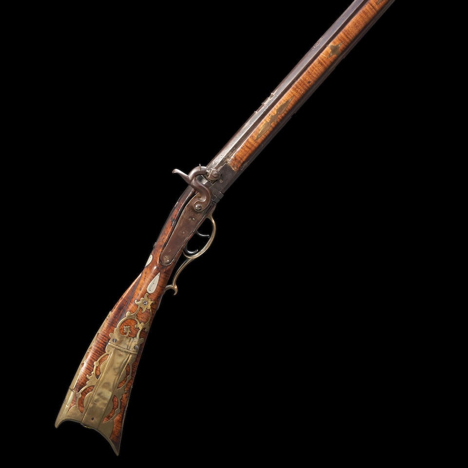 American Percussion Double Rifle, Auction
