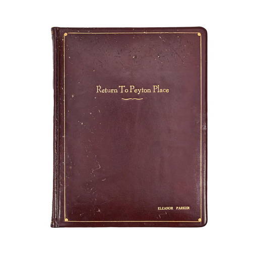 Eleanor Parker 'connie Rossi' Book Bound Presentation Script For Return ...