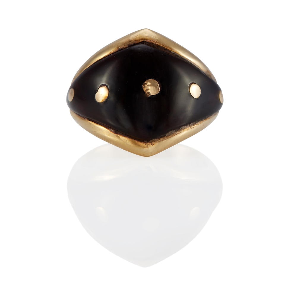 William Spratling: An 18k Gold And Hardstone Ring Auction