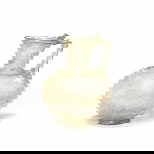 A Roman Green Glass Jug Auction