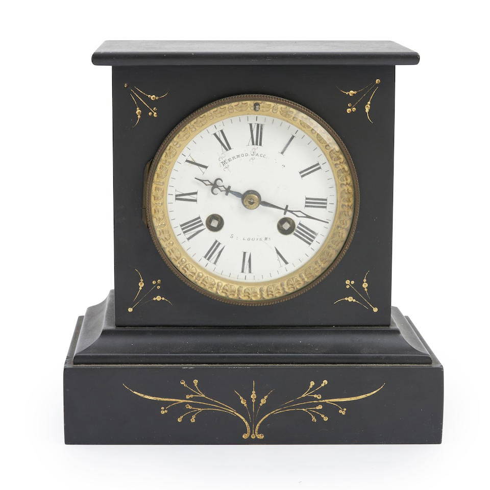 Mermod Jaccard & Co. Slate Mantle Clock Auction