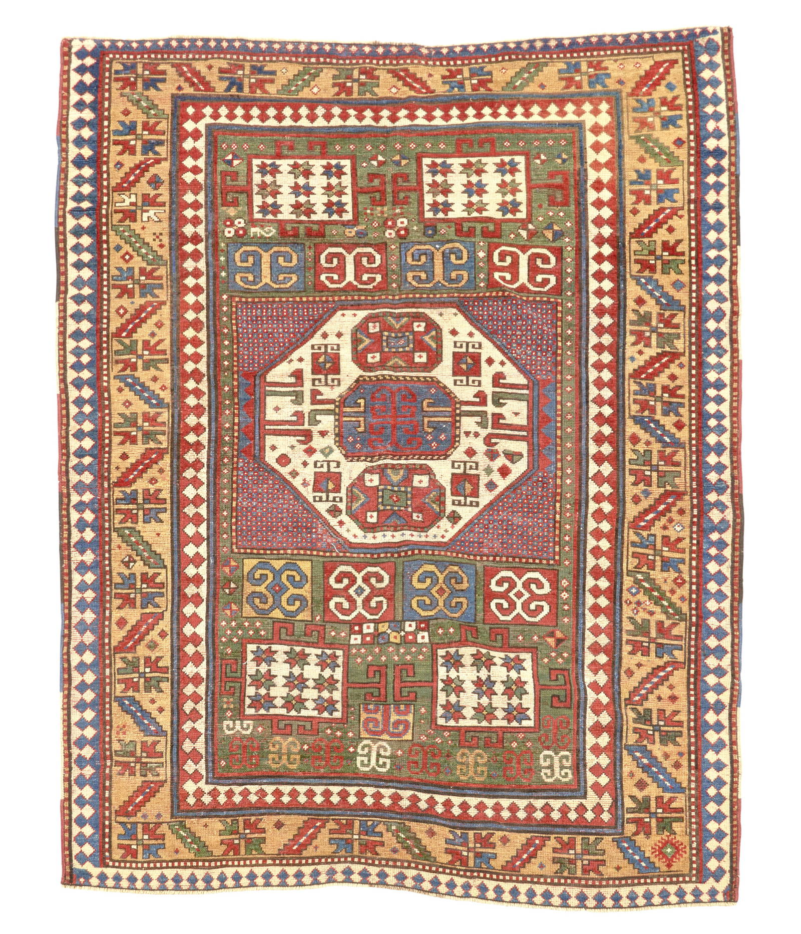 Karachopf Kazak Rug Caucasus 5 Ft. 4 In. X 6 Ft. 10 In. Auction