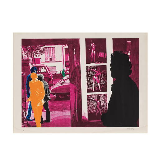 Gerard Fromanger (1939 2021) Le Peintre Et Le Modèle, 1972 Lithographie ...