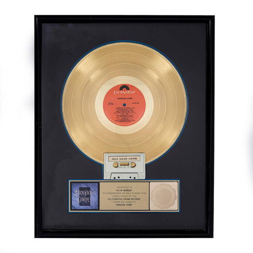 Riaa Gold Record Award Presented To Kevin Marder For Kingdom Come.
