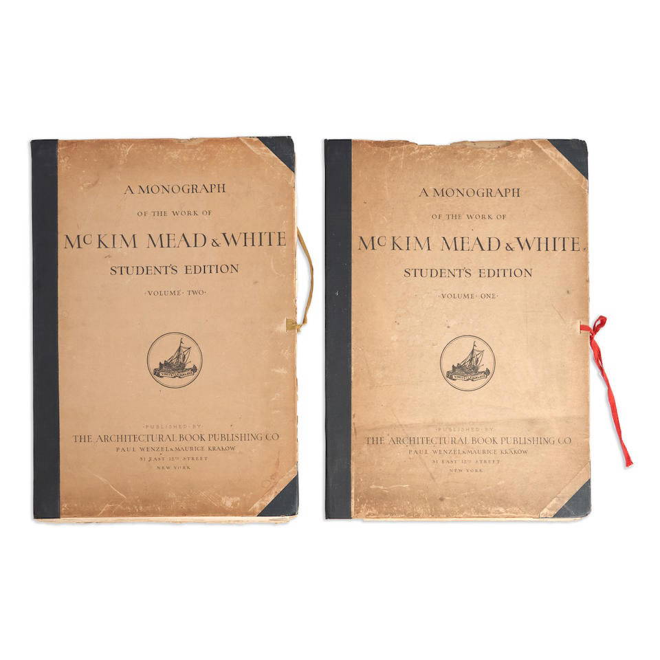 Mckim, Mead & White. A Monograph Of The Work Of Mckim Mead & White: Stu ...