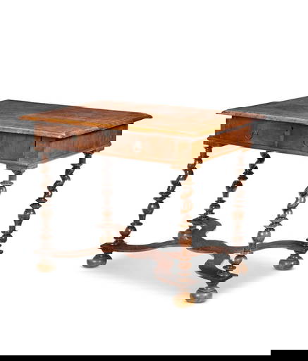 A Walnut Side Table Largely Late 17th/early 18th Century; The Legs And ...