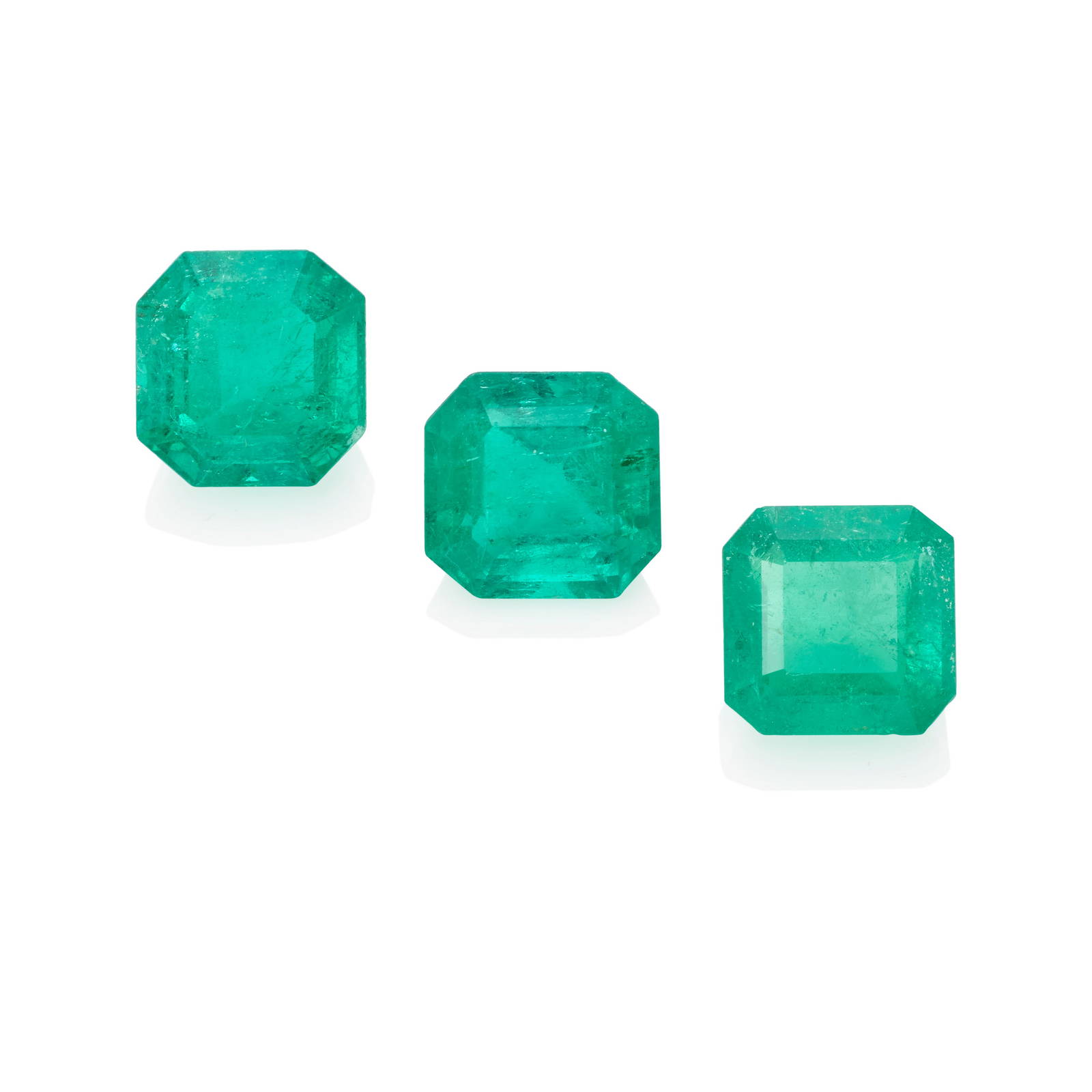 A Group Of Loose Emeralds Auction