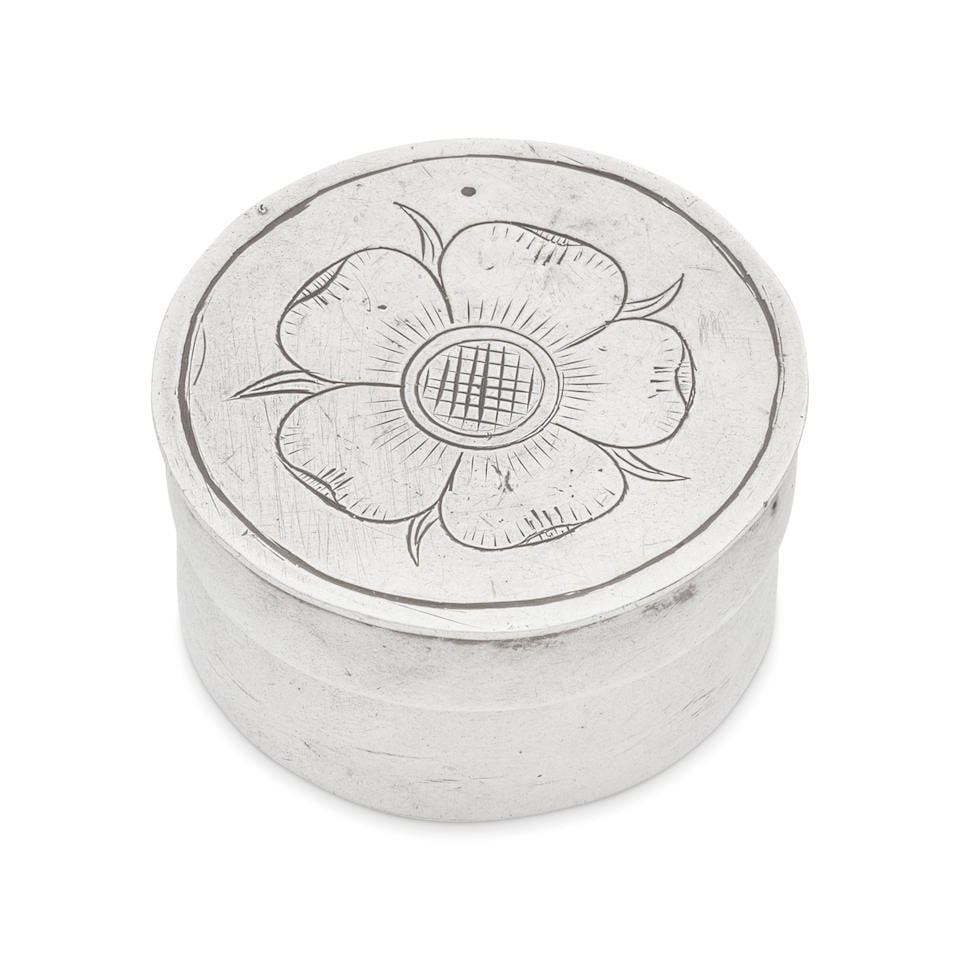 A William And Mary Silver Patch Box Mary Elliott, London 1689 Auction