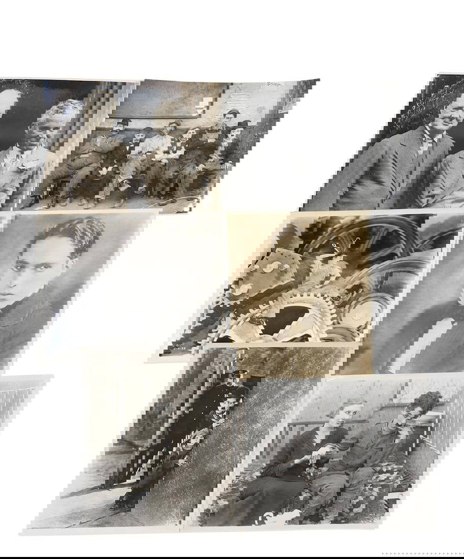 Chaplin (charlie) Archive Of Upwards Of 1,700 Photographs Of Chaplin ...