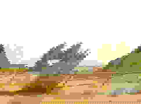 Ray Stanford Strong (1905-2006) San Joaquin Barn 18 X 24 In. Framed 23 ...