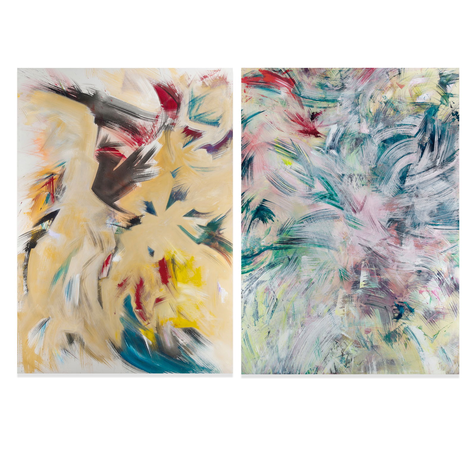 Hassel Smith (1915-2007) Group Of Two Paintings, 1987-1992 Auction