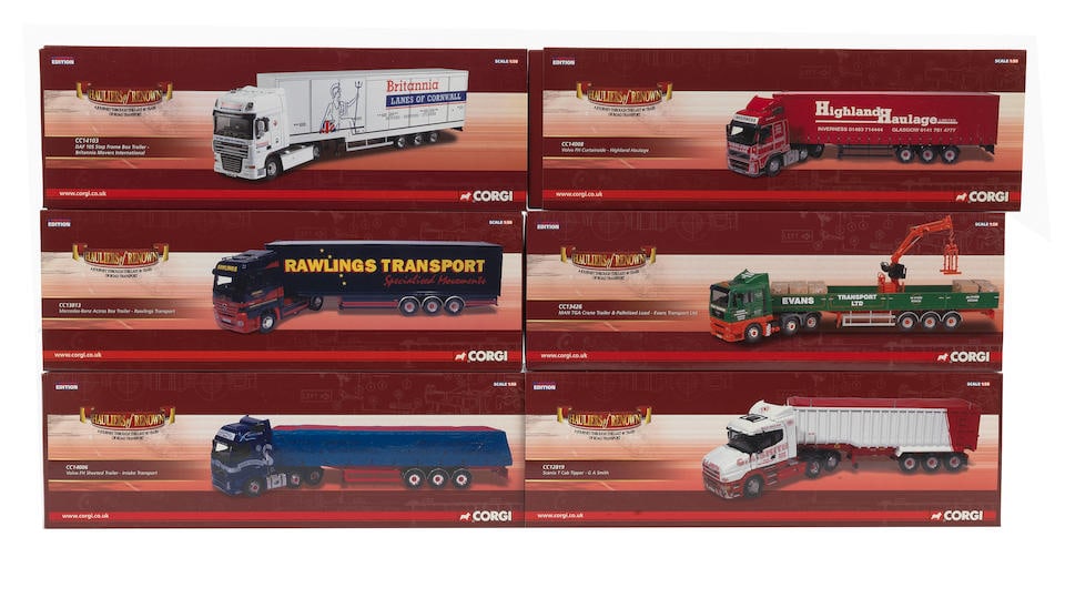Six Boxed 1:50 Scale Limited Edition Die-cast Models Of Haulage And ...