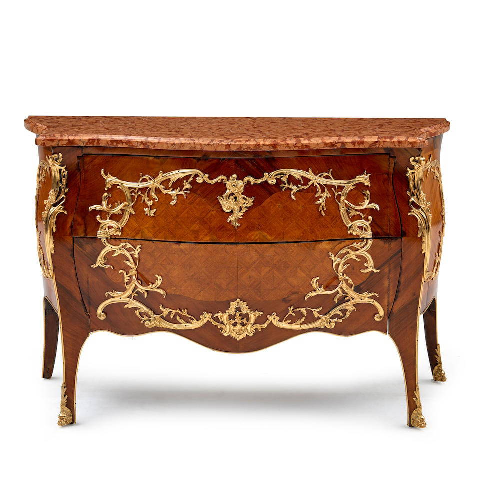 Louis Xv-style François Linke Commode, France, C. 1900, Auction