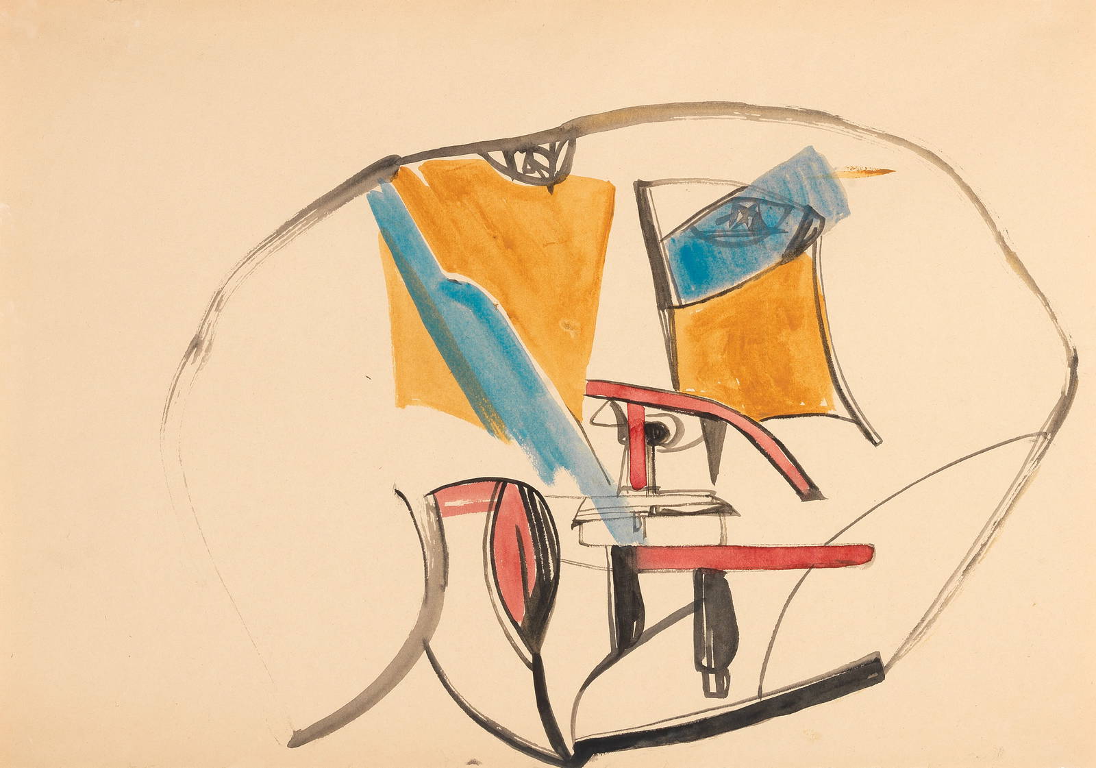 George Fullard (british, 1923-1973) Abstracted Head Auction