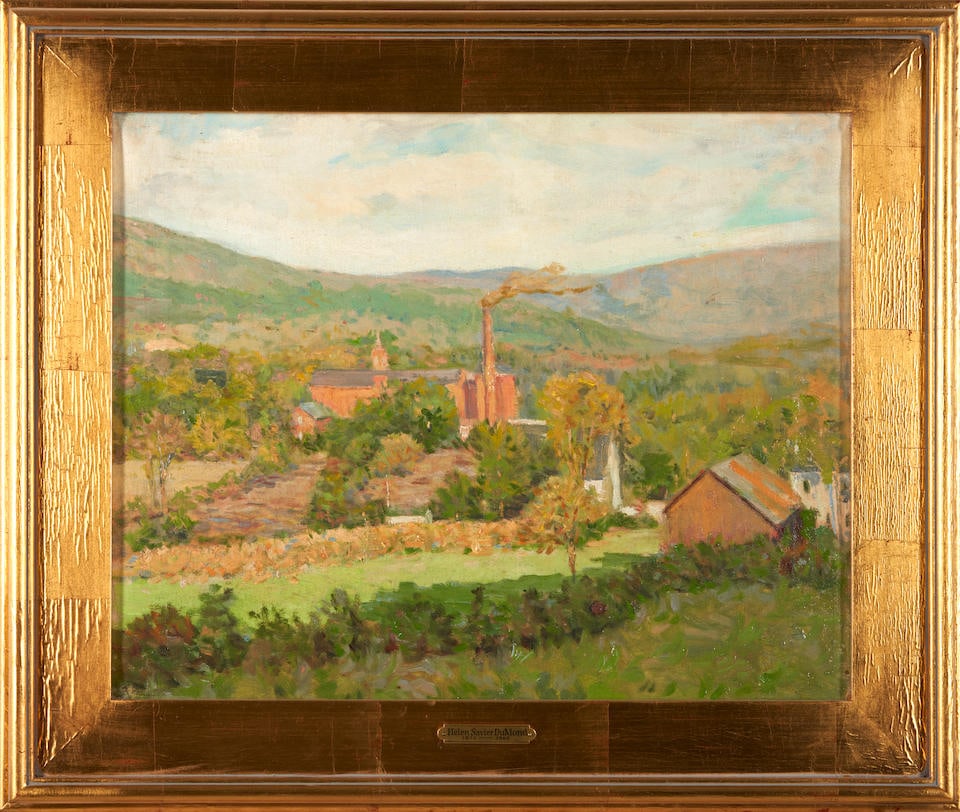 Helen Savier Dumond (american, 1872-1968) An Early Autumn Landscape ...