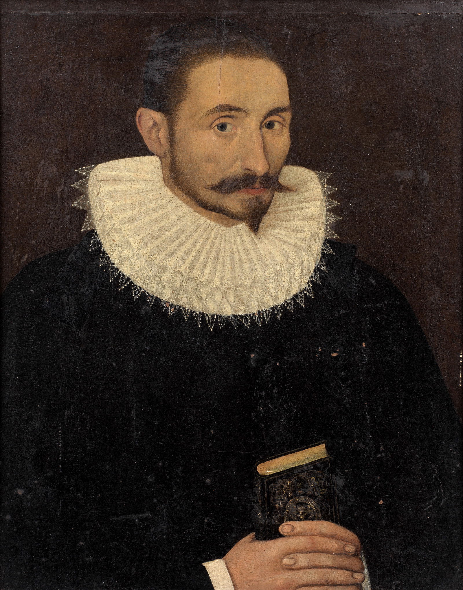 Workshop Of Lorenz Strauch (nuremberg 1554-1630) Portrait Of A ...