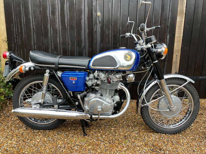 1968 Honda Cb450 K1 Frame No. Cb450 3004651 Engine No. Cb450e 3004714 ...