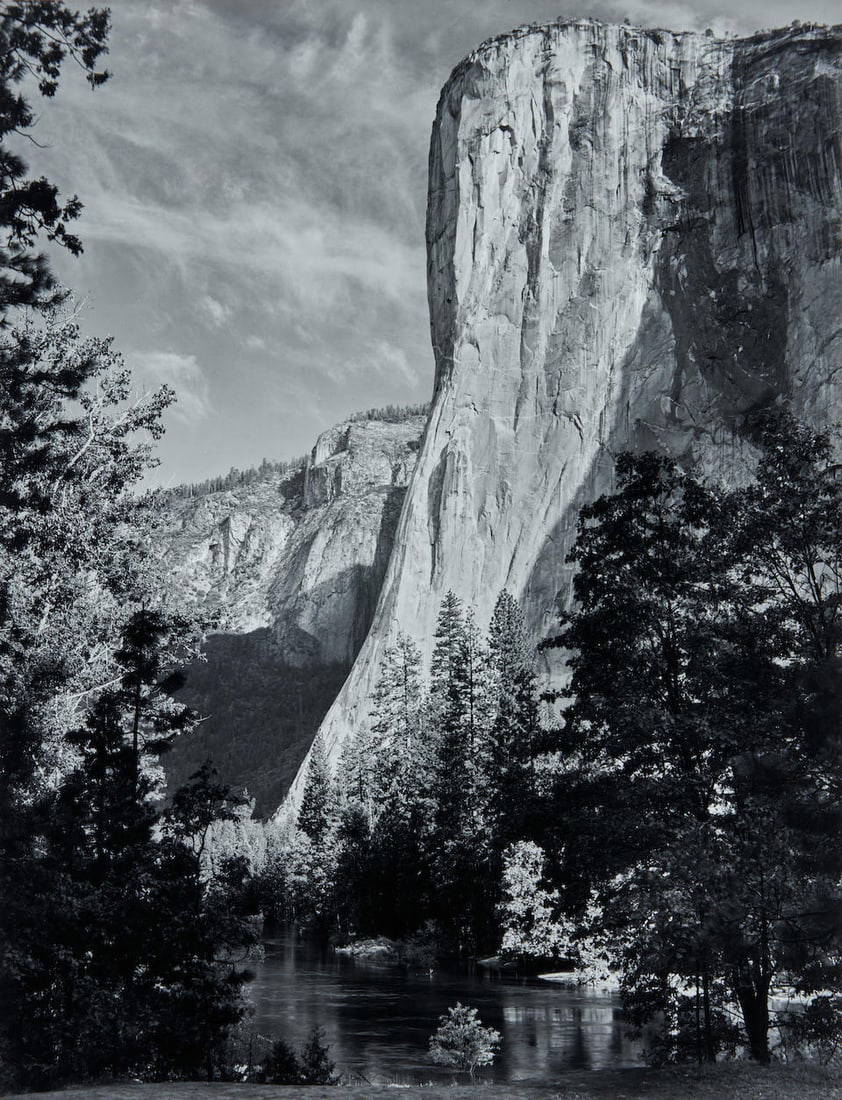 Ansel Adams (1902-1984); El Capitan, Yosemite National Park, California ...