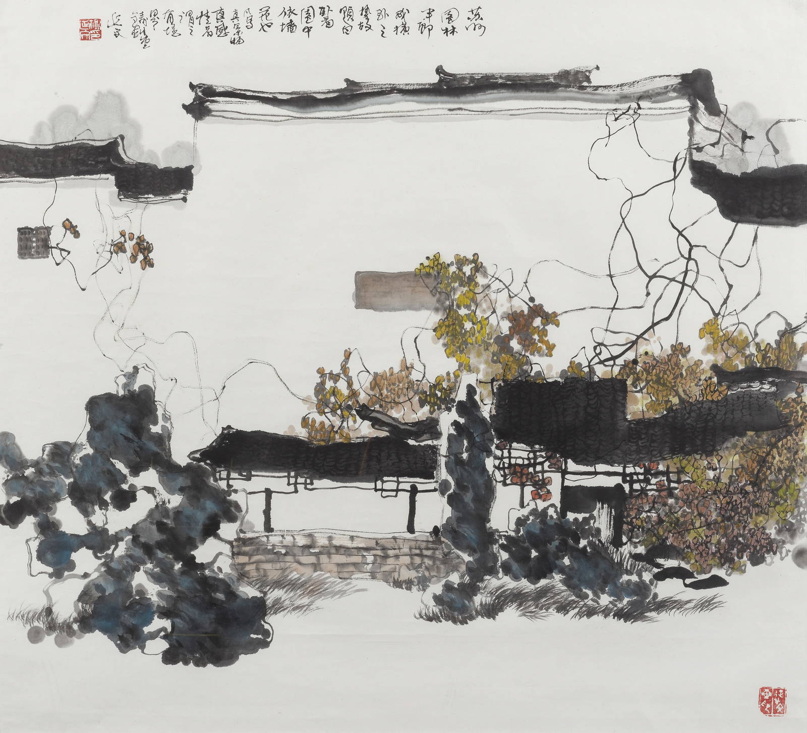 Yang Yanwen (1939-2019) Flowers By The Wall Auction