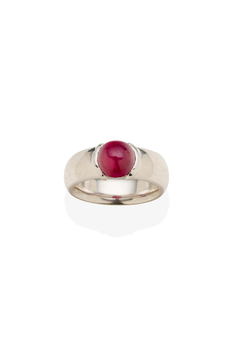 Ruby Single Stone Ring Auction