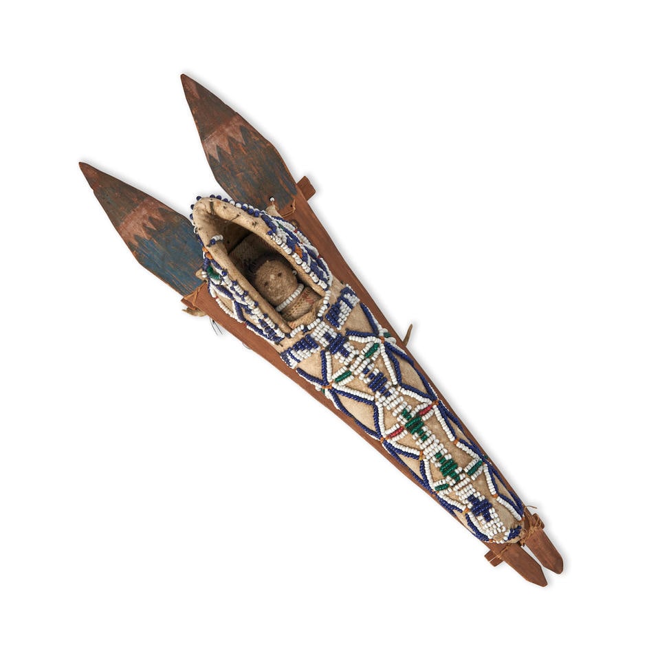 A Southern Plains Model Cradle Lg. 10 1/2 In. Auction